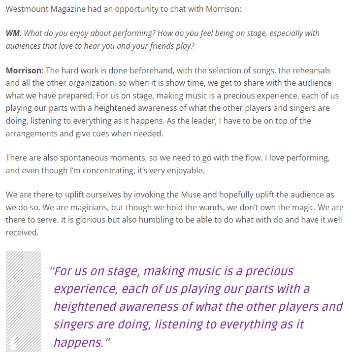 Interview with Craig Morrison – Craig Morrison – A Musical Homepage